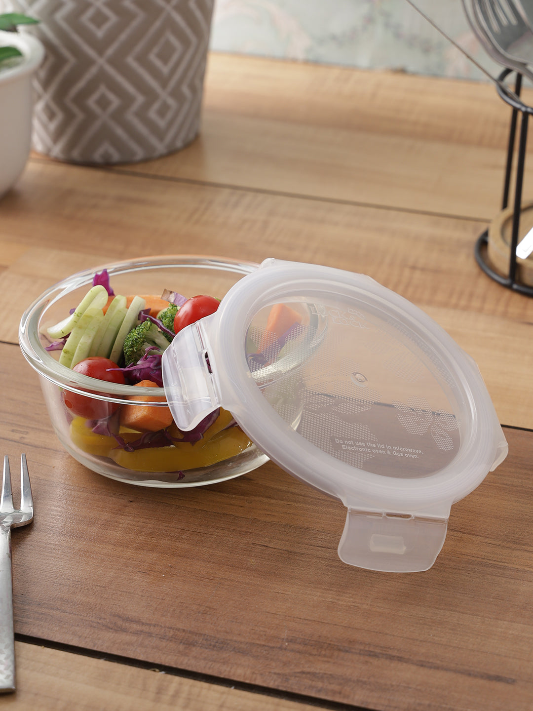 Glass Container Round - 380ml (Set of 2) – LocknLock India